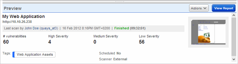Manage web applications